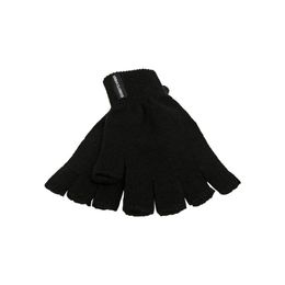 Urban Classics Baumwollhandschuhe Unisex Half Finger Gloves 2-Pack, schwarz