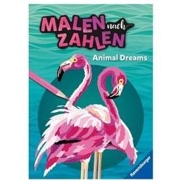 Ravensburger Malen nach Zahlen Animal Dreams - 64 Seiten...