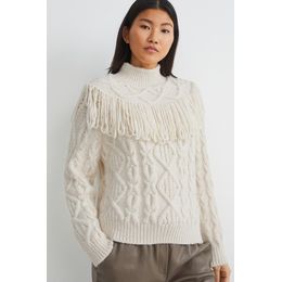 Yessica Pullover-Zopfmuster