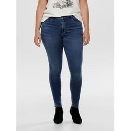 Only CARMAKOMA Skinny-fit-Jeans Curvy Skinny Jeans Plus Size Übergröße Stretch Denim CARAUGUSTA (1-tlg) 3908 in Blau