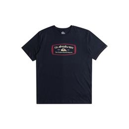 Quiksilver T-Shirt »Qs Mind Barrel« Navy Blazer XS XS Stoff: Baumwoll-Jersey-Stoff [160 g/m2]