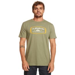 Quiksilver T-Shirt »Qs Mind Barrel« Four Leaf Clover L L Stoff: Baumwoll-Jersey-Stoff [160 g/m2]