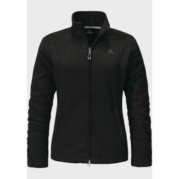 Schöffel SCHÖFFEL Fleecejacke »Fleece Jacket Leona3« ohne Kapuze 9990 - schwarz 46 46 Hohe Bewegungsfreiheit durch 2-Wege-Stretch