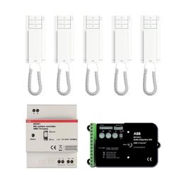 ABB Busch-Jaeger-Welcome® Gegensprechanlagen Set 5-fach M22002-W-02