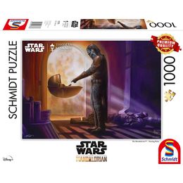 Star Wars The Mandalorian - Thomas Kinkade Studios - Disney Dreams Collection - Turning Point Puzzle multicolor