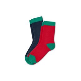 Tchibo 2 Paar Socken aus Bio-Baumwolle - Dunkelblau - Kinder - Gr.: 31-34
