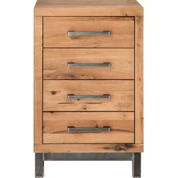 Wohn[glück]lich by Infantil Kommode Brest, Regal, Schrank mit 4 Schubladen Höhe 79 cm, beige