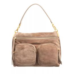 Coccinelle Crossbody Bags - Hyle Suede - in taupe - Crossbody Bags für Damen