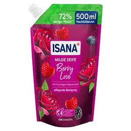ISANA Berry Love Flüssigseife Nachfüllpackung 500 ml