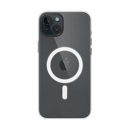 Apple Clear Case mit MagSafe Handy-Cover für Apple iPhone 15 Plus schwarz