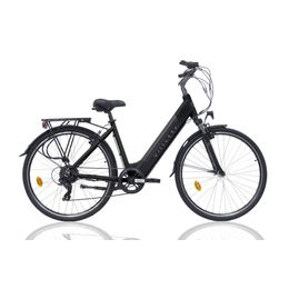 Villette l'Amant Eco, City E-bike, Damen, 10.4 Ah, 7 Gänge, Schwarz
