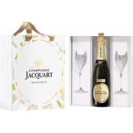 Jacquart Signature 5 Jahre gereift im Geschenkkoffer mit 2 Gläsern