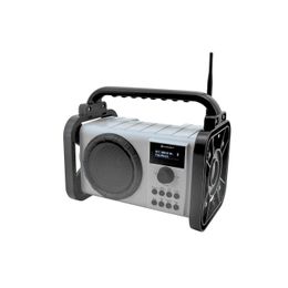 Soundmaster DAB80SG Baustellenradio DAB+ Bluetooth Akku IP44 spritzwassergeschützt Baustellenradio (DAB+
