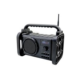 Soundmaster DAB80SW Baustellenradio DAB+ Bluetooth Akku IP44 spritzwassergeschützt Baustellenradio (DAB+