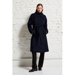 wunderwerk Wollmantel Trenchcoat merino flannel