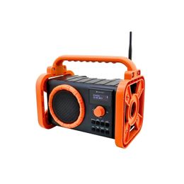 Soundmaster DAB80OR Baustellenradio DAB+ Bluetooth Akku IP44 spritzwassergeschützt Baustellenradio (DAB+