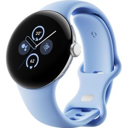 Smartwatch Google "Pixel Watch 2 LTE" Smartwatches silberfarben (silber, bay) Fitness-Tracker