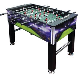 Kickertisch Carromco "Arena-XT" Kickertische Gr. B/H/L: 75 cm x 88 cm x 139 cm, bunt (schwarz, bunt) Kinder Ab 6-8 Jahren