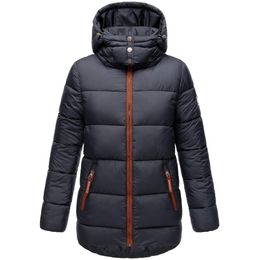 Navahoo Winterjacke 'Wattew&ouml;lkchen' Damen Gr&ouml;&szlig;e XL navy / kastanienbraun / wei&szlig;