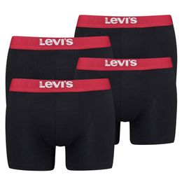 Levi's LEVI'S Boxershorts Herren Gr&ouml;&szlig;e S blutrot / schwarz / wei&szlig;