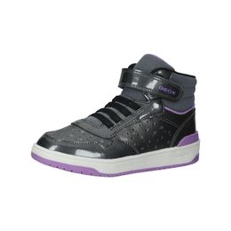 Geox Sneaker Jungen Gr&ouml;&szlig;e 26 grau / lila / schwarz / wei&szlig;