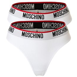 Moschino Slip Damen Größe XS blutrot / schwarz / weiß