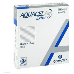 kohlpharma Aquacel Ag Extra 10x10 cm Kompressen 10 St