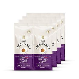 Tchibo Caffè Molinari Espresso Perfetto - 8x 1 kg Ganze Bohne