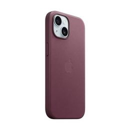 Apple Finewoven Case Backcover Apple iPhone 15 Mulberry Induktives Laden, Stoßfest