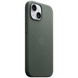 Apple Finewoven Case Backcover Apple iPhone 15 Immergrün Induktives Laden, Stoßfest