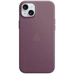 Apple Finewoven Case Backcover Apple iPhone 15 Plus Mulberry Induktives Laden, Stoßfest