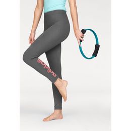 Große Größen: adidas Performance Leggings »ESSENTIALS LINEAR TIGHT«, grau, Gr.M