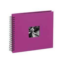 Hama "Fine Art" Spiral Album 28 x 24 cm 50 Black Pages pink