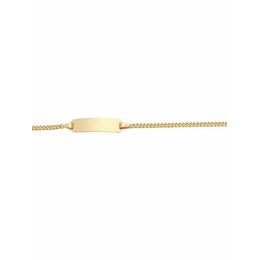 Adelia´s Adelia´s Goldarmband 585 Gold Flach Panzer Armband 14 cm Ø 1,8 mm, Goldschmuck für Damen, goldfarben