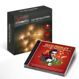 ZYX Music Led - Metallstern Inkl. Greatest Christmas Songs - Elvis Presley. (CD)