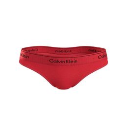 Calvin Klein Underwear T-String THONG mit klassischem CK-Logo, rot|schwarz