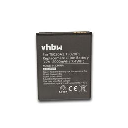 vhbw kompatibel mit TCL OT-5017 Smartphone-Akku Li-Ion 2000 mAh (3