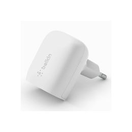 Belkin BoostCharge 20 Watt USB-C Ladegerät mit Power Delivery 3.1 USB-Ladegerät (Charger/Netzteil für iPhone, iPad, Samsung Galaxy/Note, Google Pixel), weiß