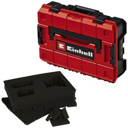 Einhell Werkzeugkoffer E-Case S-F incl. grid foam, rot