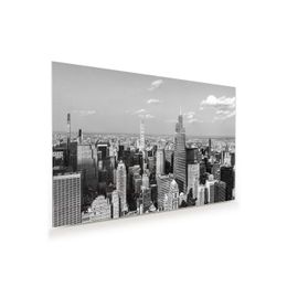 Primedeco Glasbild Wandbild NYC Skyline