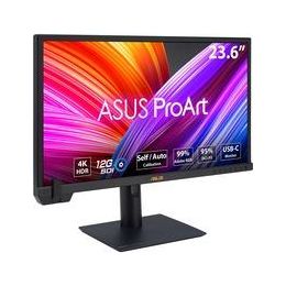 ASUS ProArt PA24US, LED-Monitor 59.94 cm (23.6 Zoll), schwarz, 4K UHD, IPS, HDMI, DisplayPort, USB-C, HDR, integriertes Farbmessger&auml;t