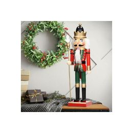 ECD Germany Nussknacker Weihnachten Holzfigur König Puppet Marionette Ornament Nussbrecher