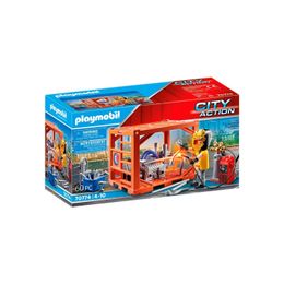 Playmobil® Konstruktionsspielsteine City Action Containerfertigung