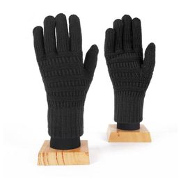 ManKle Strickhandschuhe Touchscreen Handschuhe Strick Fingerhandschuhe Warm und Winddicht