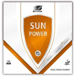 Sunflex Tischtennisschläger Sun Power Tischtennis-Belag 2