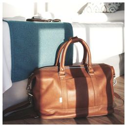 Jahn-Tasche Reisetasche Reisetasche / Weekender Gr. M Nappa-Leder Cognac-Braun Jahn-Tasche 698