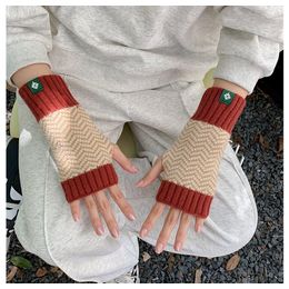 ManKle Strickhandschuhe Thermisch Fingerlose Handschuhe