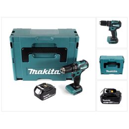 Makita Schlagbohrmaschine DHP 483 M1J Akku Schlagbohrschrauber 18 V 40 Nm + 1x Akku 4