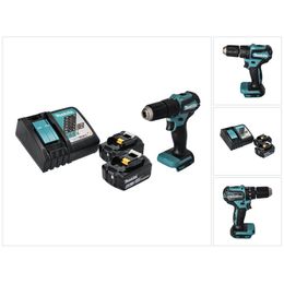 Makita Schlagbohrmaschine DHP 483 RG Akku Schlagbohrschrauber 18 V 40 Nm Brushless + 2x Akku 6