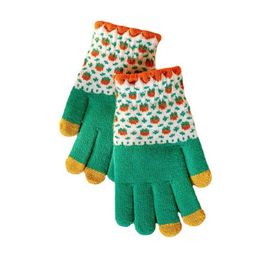 ManKle Baumwollhandschuhe Damen Touchscreen Handschuhe Winterhandschuhe Warm und Winddicht